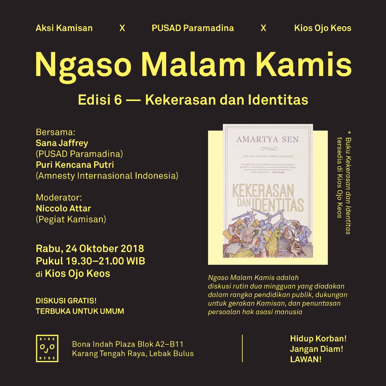 PUSAD Paramadina | Diskusi: Kekerasan dan Identitas