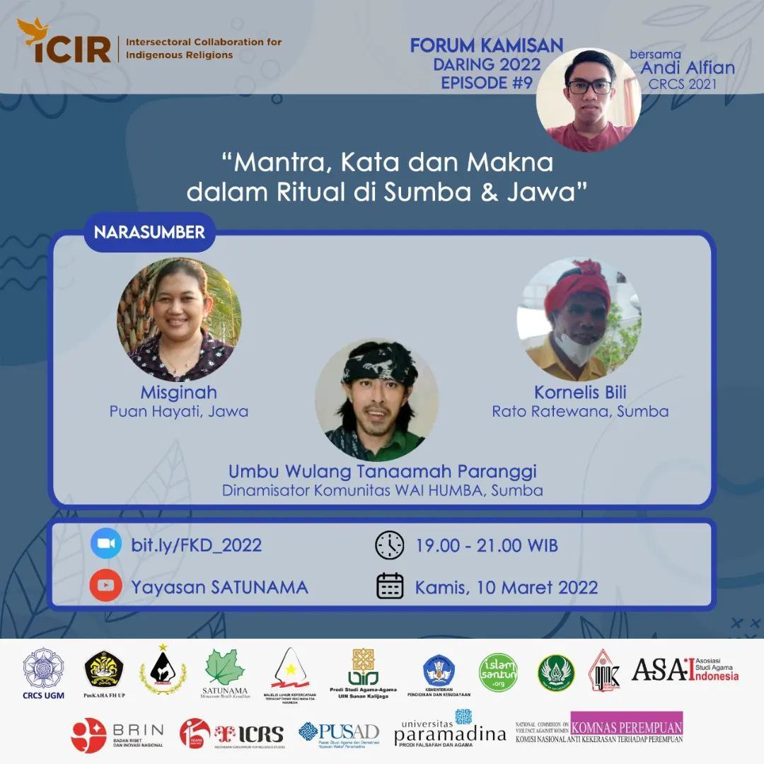 PUSAD Paramadina | [ICIR] Mantra, Kata dan Makna dalam Ritual di Sumba & Jawa