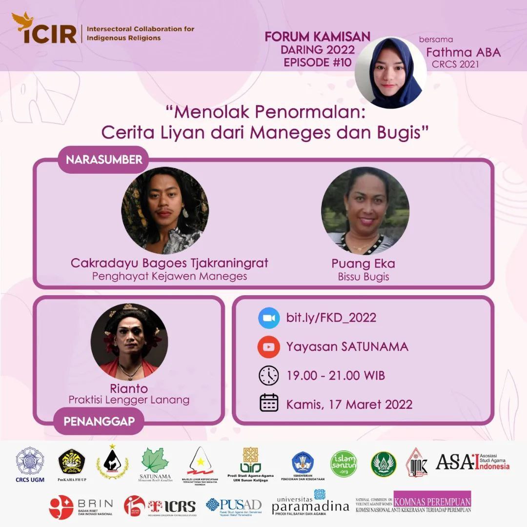PUSAD Paramadina | [ICIR] Menolak Pernomalan: Cerita Liyan dari Maneges dan Bugis