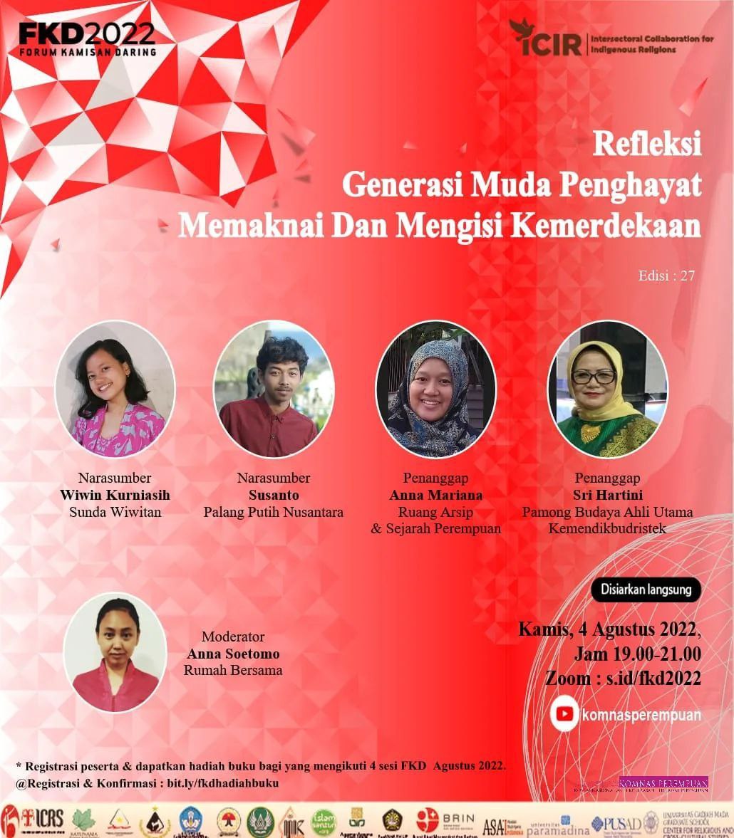 PUSAD Paramadina | [ICIR] Refleksi Generasi Muda Penghayat : Memaknai dan Mengisi Kemerdekaan